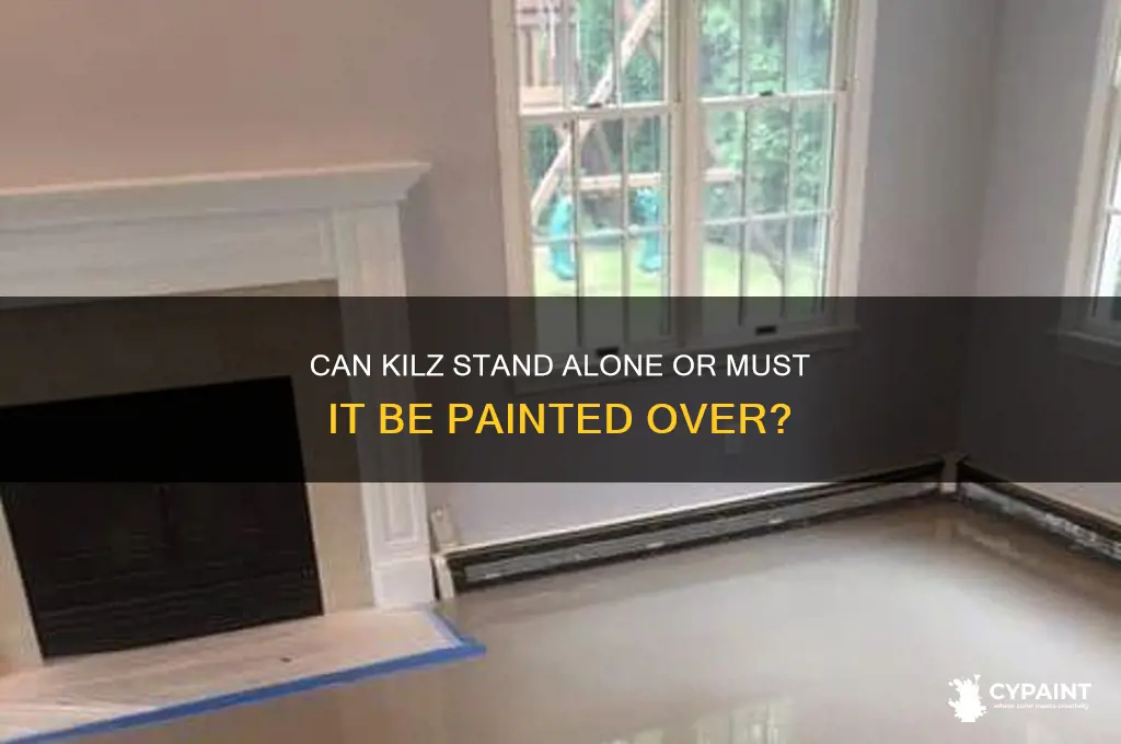 Can Kilz Stand Alone Or Must It Be Painted Over? | CyPaint