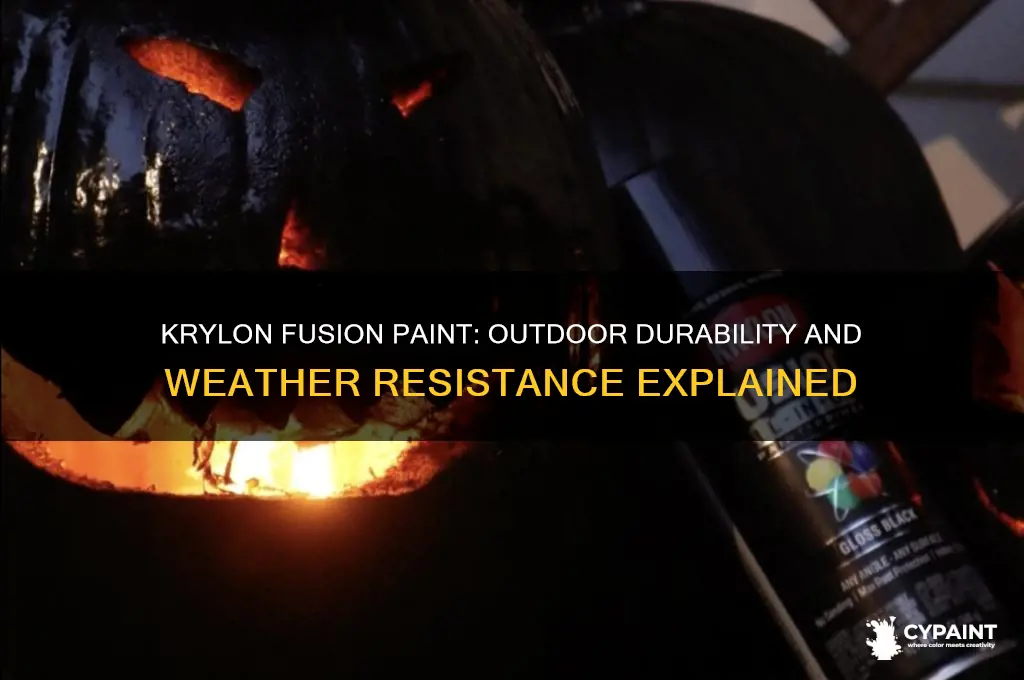 Krylon Fusion Paint: Outdoor Durability And Weather Resistance ...