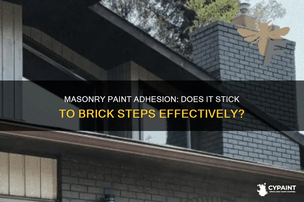 Masonry Paint Adhesion: Does It Stick To Brick Steps Effectively? | CyPaint