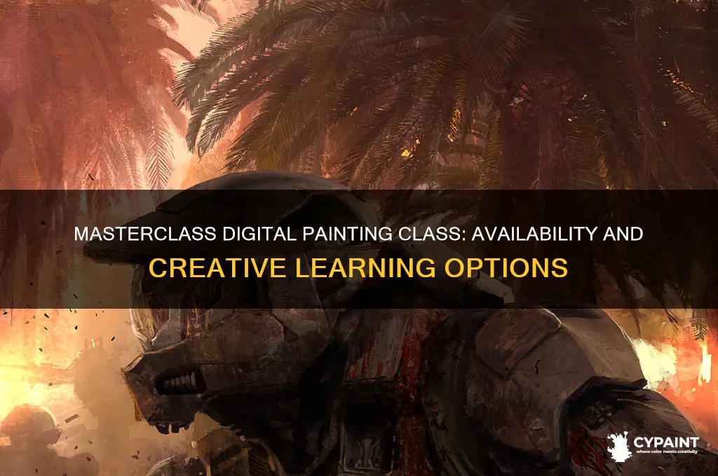 Masterclass Digital Painting Class: Availability And Creative Learning ...