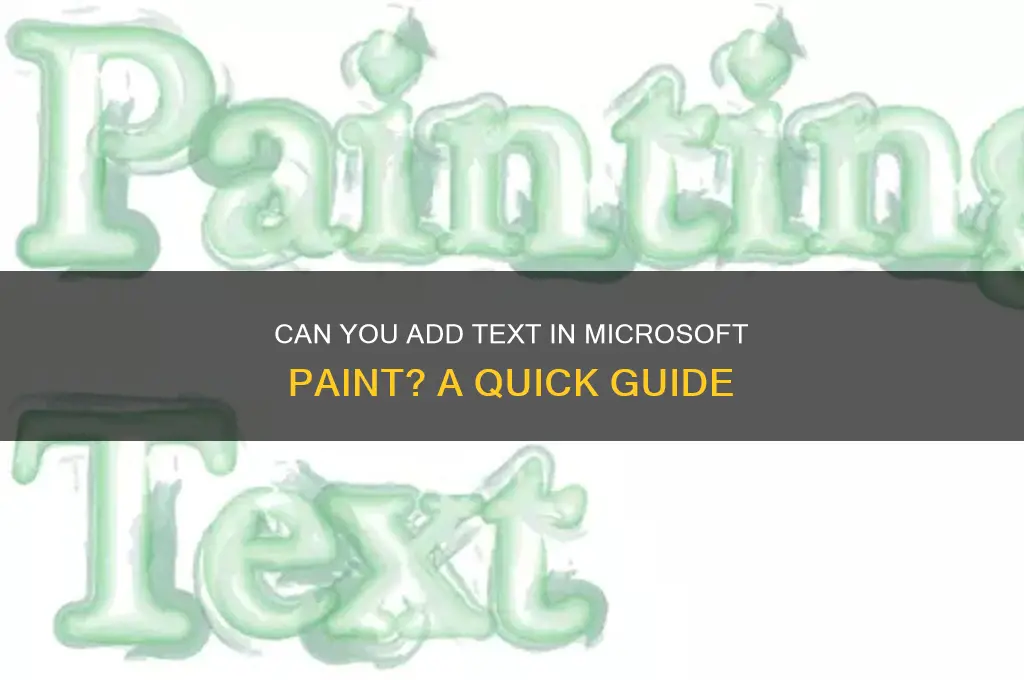 Can You Add Text In Microsoft Paint? A Quick Guide | CyPaint