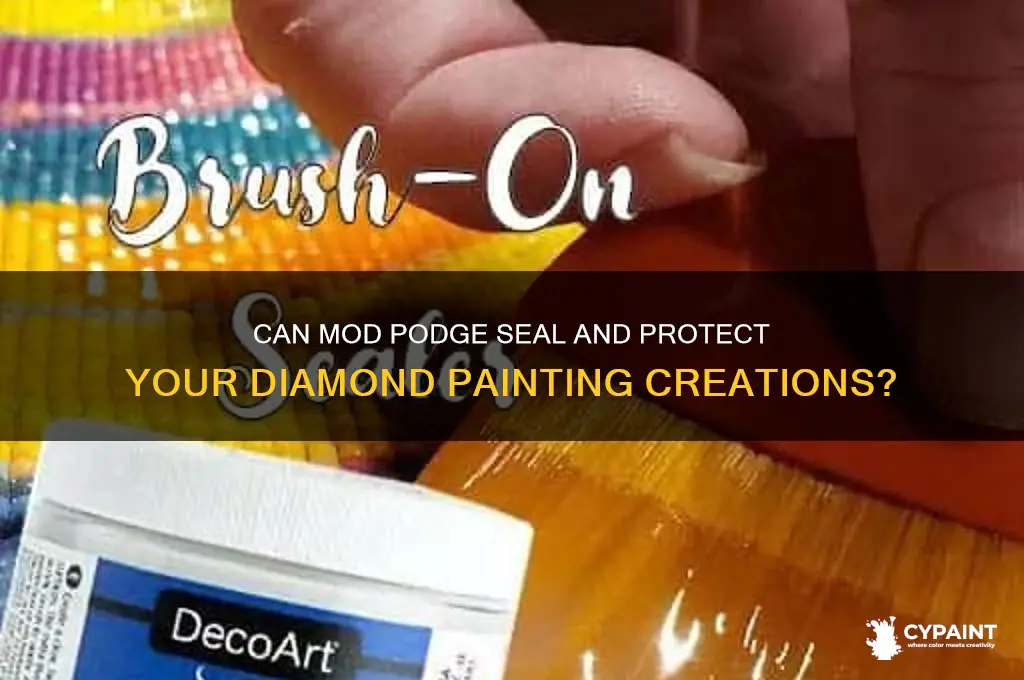 Can Mod Podge Seal And Protect Your Diamond Painting Creations? | CyPaint