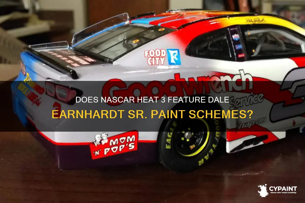 Does Nascar Heat 3 Feature Dale Earnhardt Sr. Paint Schemes? | CyPaint