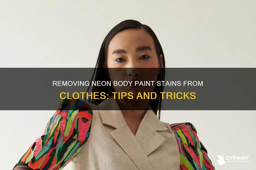 Removing Neon Body Paint Stains From Clothes: Tips And Tricks | CyPaint
