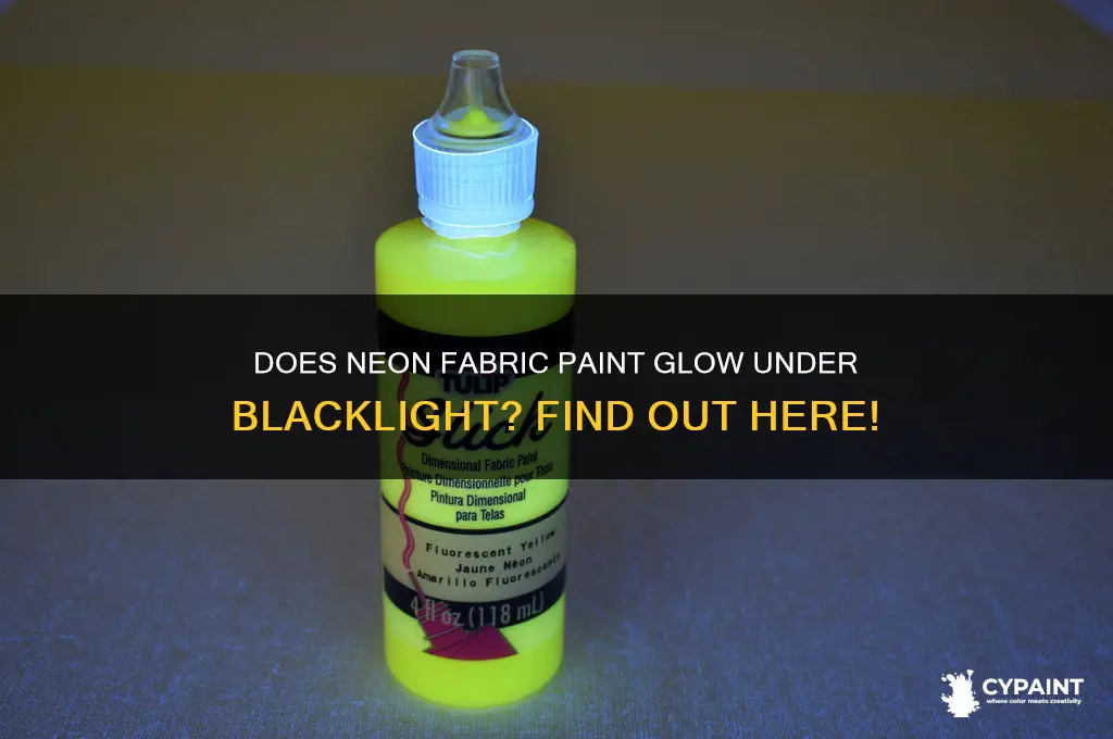 Does Neon Fabric Paint Glow Under Blacklight? Find Out Here! | CyPaint