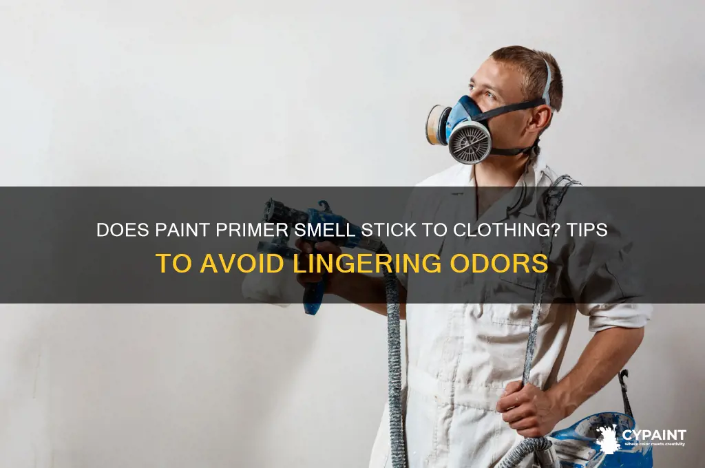 Does Paint Primer Smell Stick To Clothing? Tips To Avoid Lingering ...