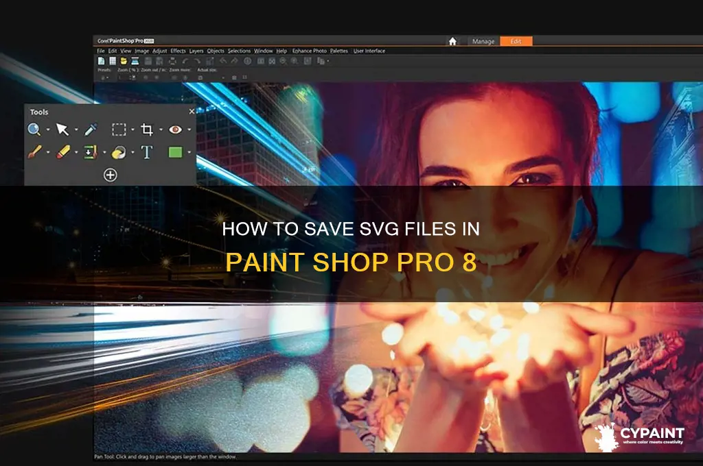 How To Save Svg Files In Paint Shop Pro 8 | CyPaint