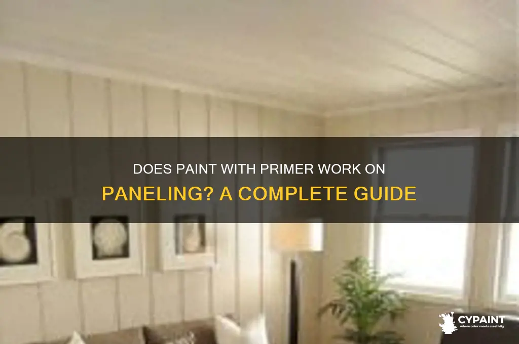 Does Paint With Primer Work On Paneling? A Complete Guide | CyPaint
