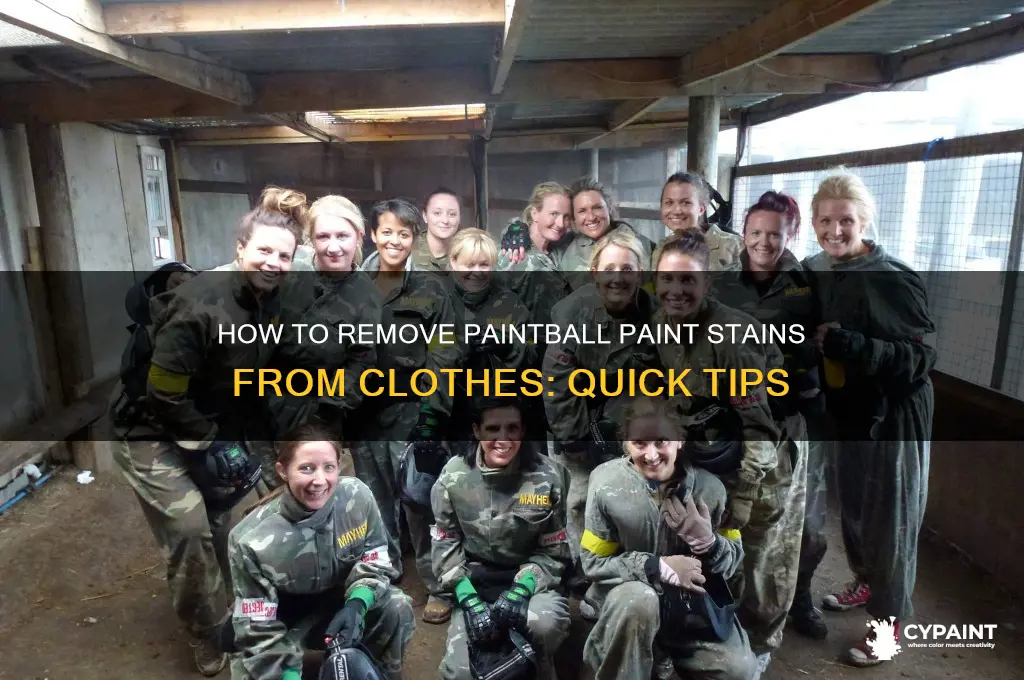 How To Remove Paintball Paint Stains From Clothes: Quick Tips | CyPaint