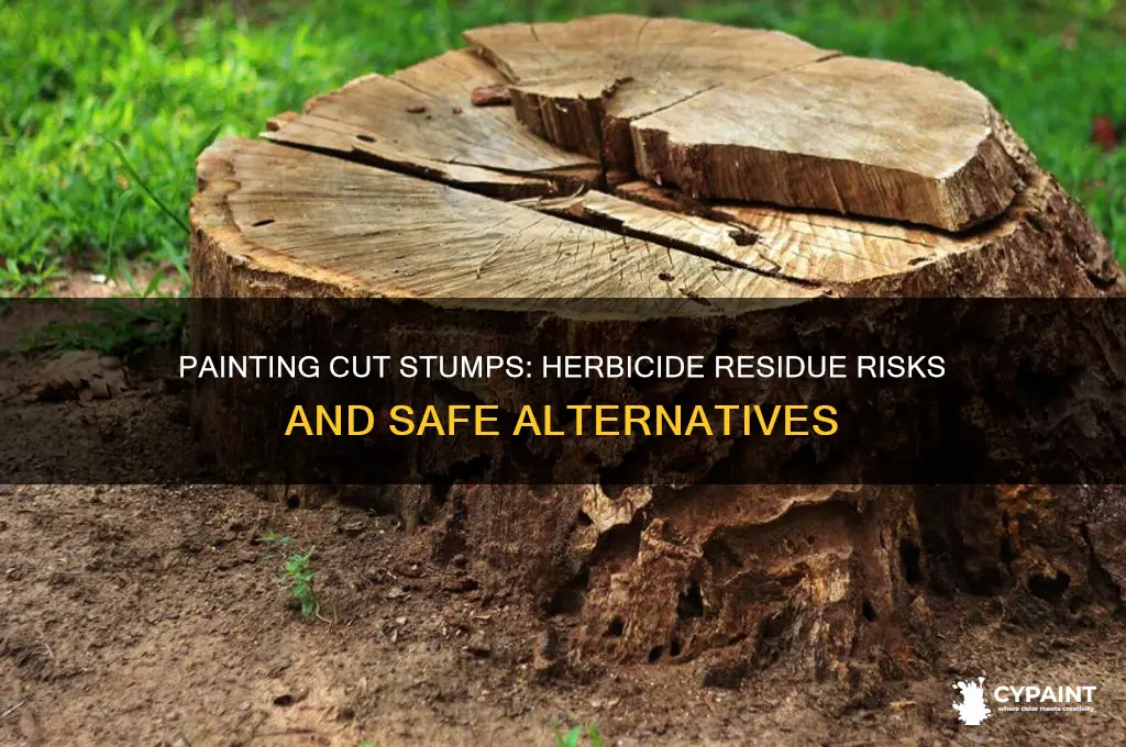 Painting Cut Stumps: Herbicide Residue Risks And Safe Alternatives ...