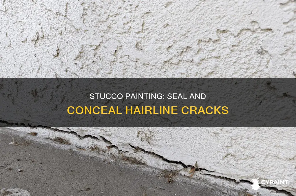 Stucco Painting: Seal And Conceal Hairline Cracks | CyPaint