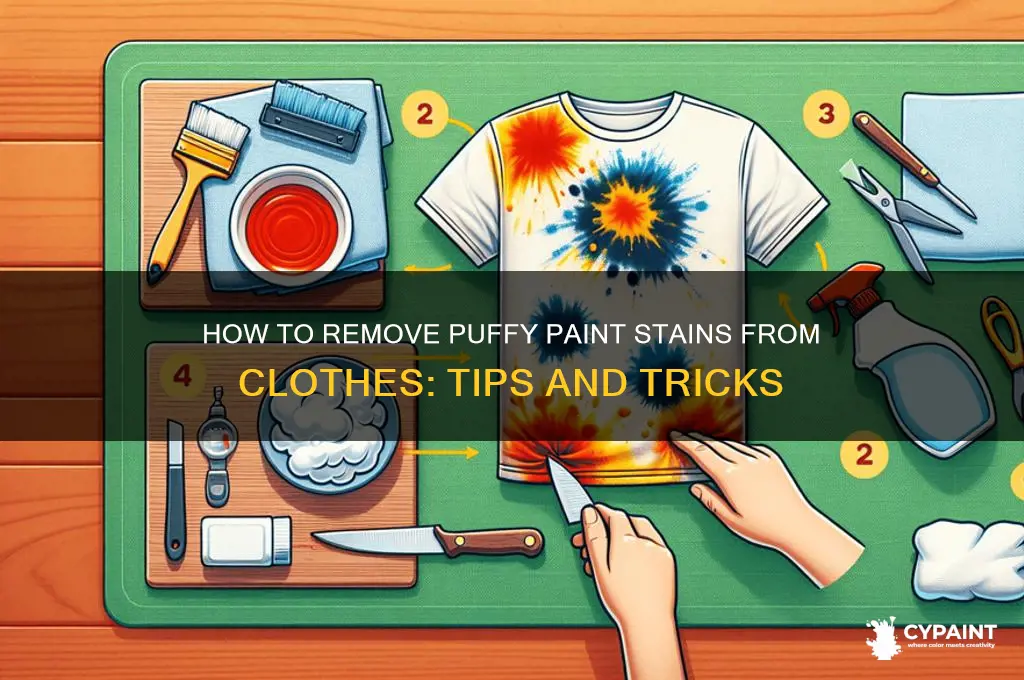 How To Remove Puffy Paint Stains From Clothes: Tips And Tricks | CyPaint