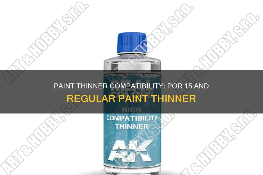 Paint Thinner Compatibility: Por 15 And Regular Paint Thinner | CyPaint