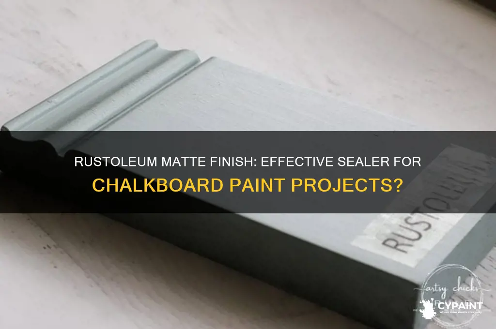 Rustoleum Matte Finish: Effective Sealer For Chalkboard Paint Projects ...