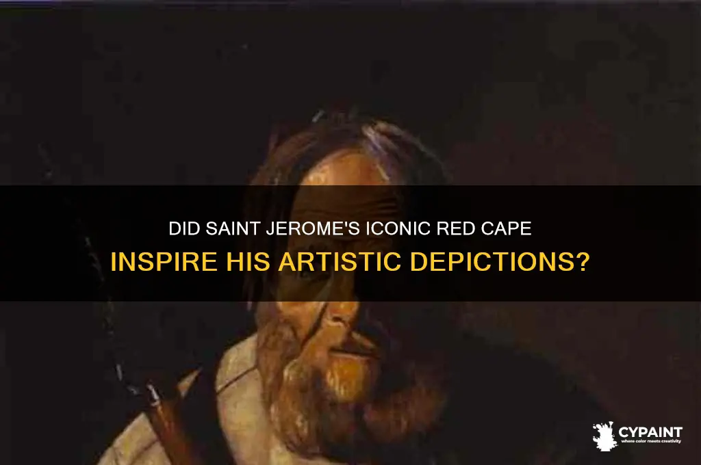 Did Saint Jerome's Iconic Red Cape Inspire His Artistic Depictions ...