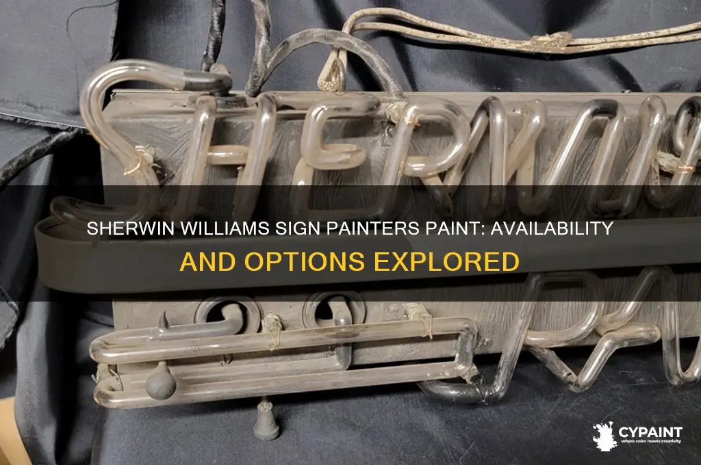 Sherwin Williams Sign Painters Paint: Availability And Options Explored ...