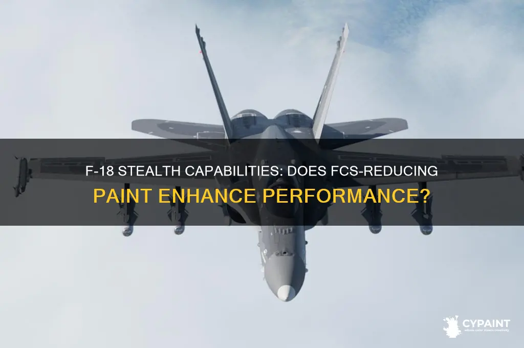 F-18 Stealth Capabilities: Does Fcs-Reducing Paint Enhance Performance ...