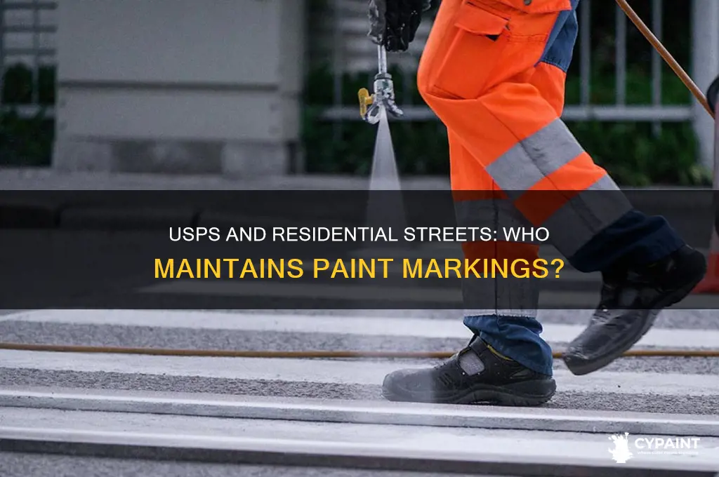 Usps And Residential Streets: Who Maintains Paint Markings? | CyPaint
