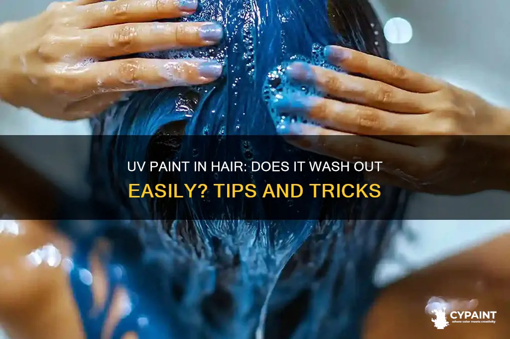 Uv Paint In Hair: Does It Wash Out Easily? Tips And Tricks | CyPaint