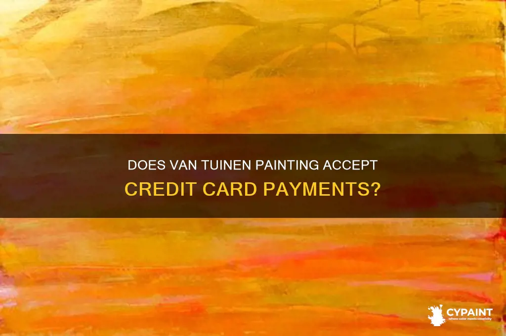 Does Van Tuinen Painting Accept Credit Card Payments? | CyPaint