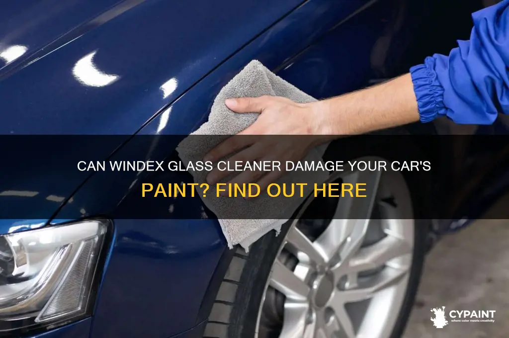 Is Windex Safe On Car Paint