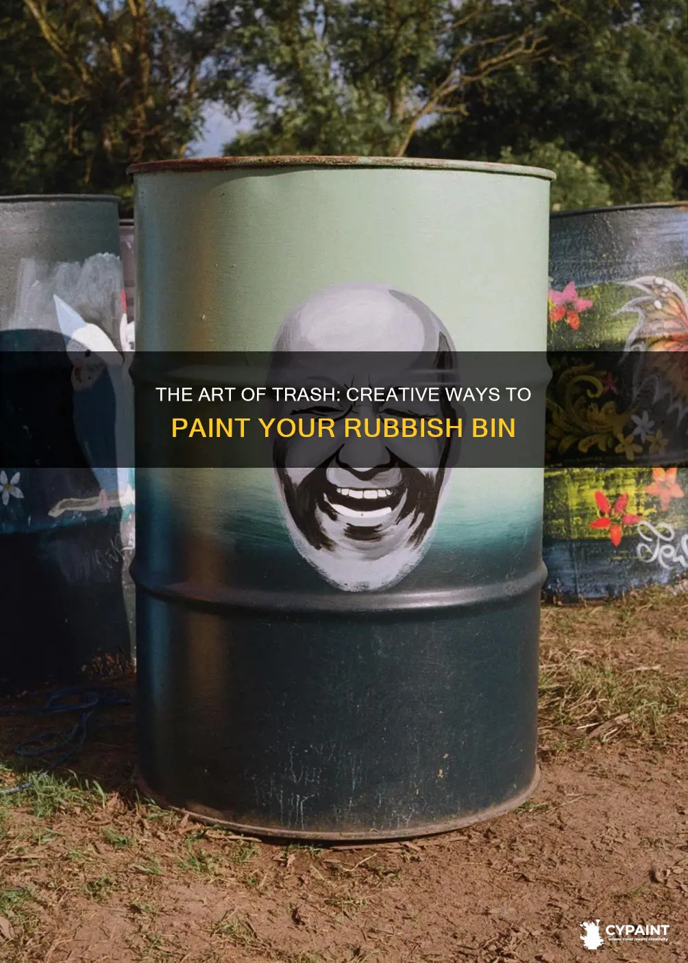 The Art Of Trash: Creative Ways To Paint Your Rubbish Bin | CyPaint