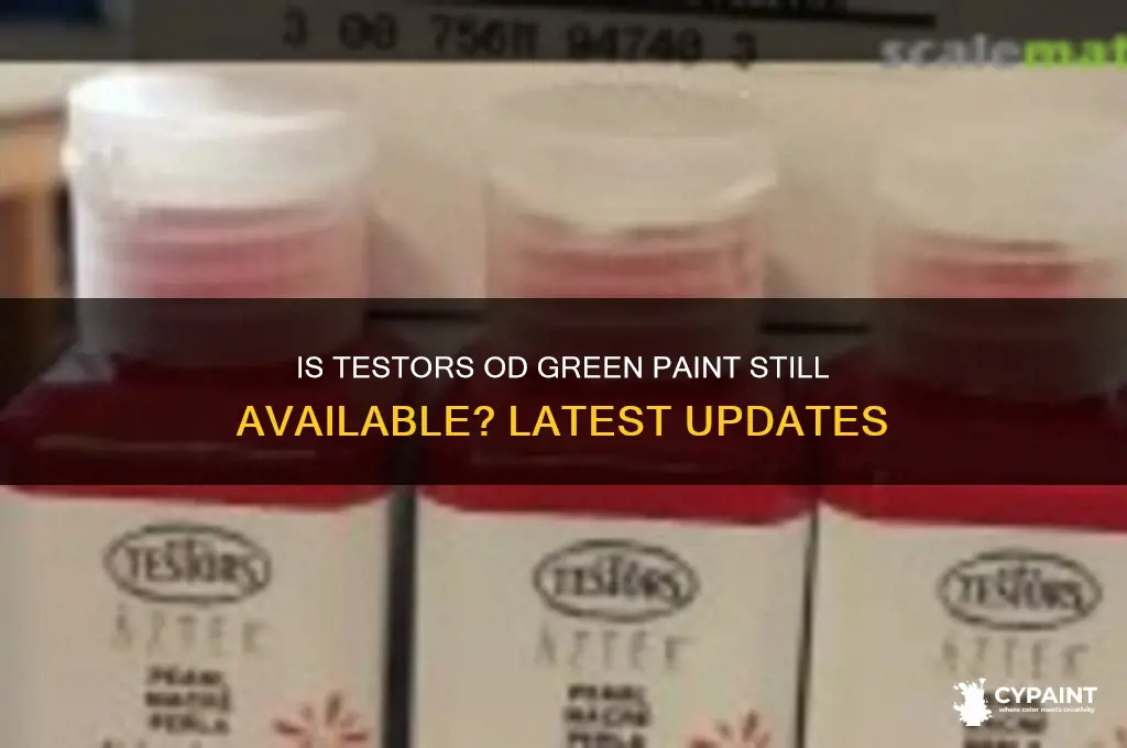 Is Testors Od Green Paint Still Available? Latest Updates | CyPaint