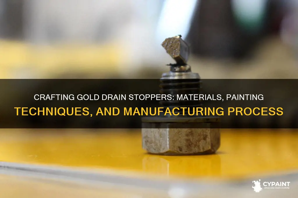 Crafting Gold Drain Stoppers: Materials, Painting Techniques, And ...