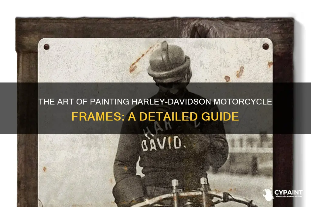 The Art Of Painting Harley-Davidson Motorcycle Frames: A Detailed Guide ...