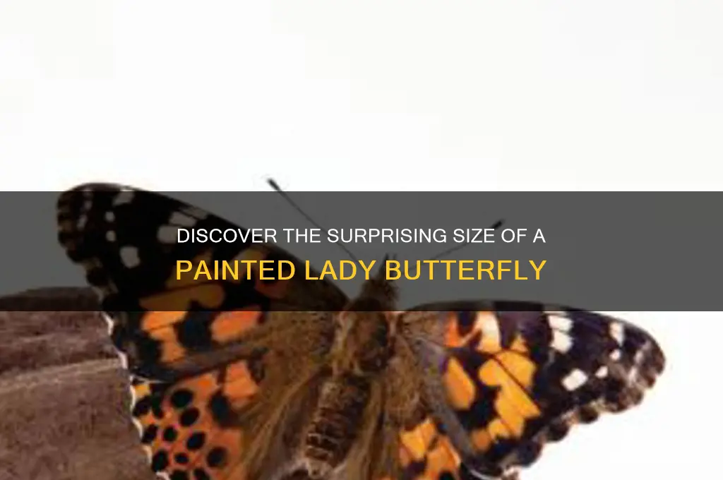 Discover The Surprising Size Of A Painted Lady Butterfly | CyPaint