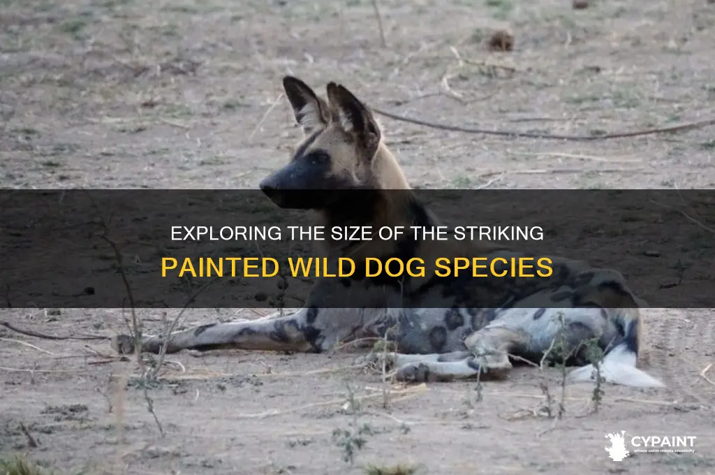 Exploring The Size Of The Striking Painted Wild Dog Species | CyPaint