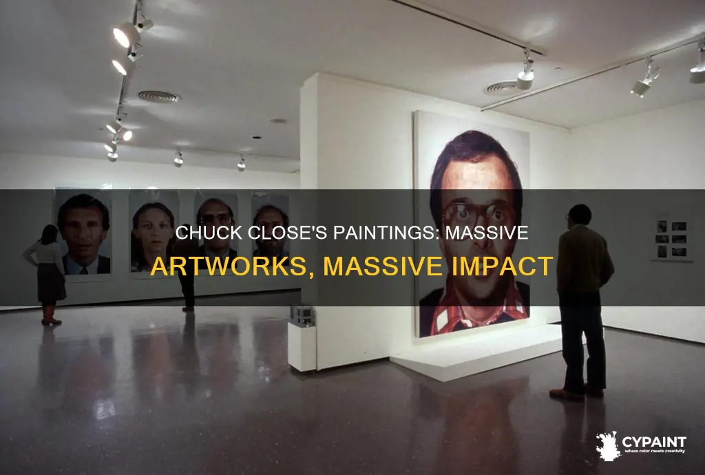 Chuck Close's Paintings: Massive Artworks, Massive Impact | CyPaint