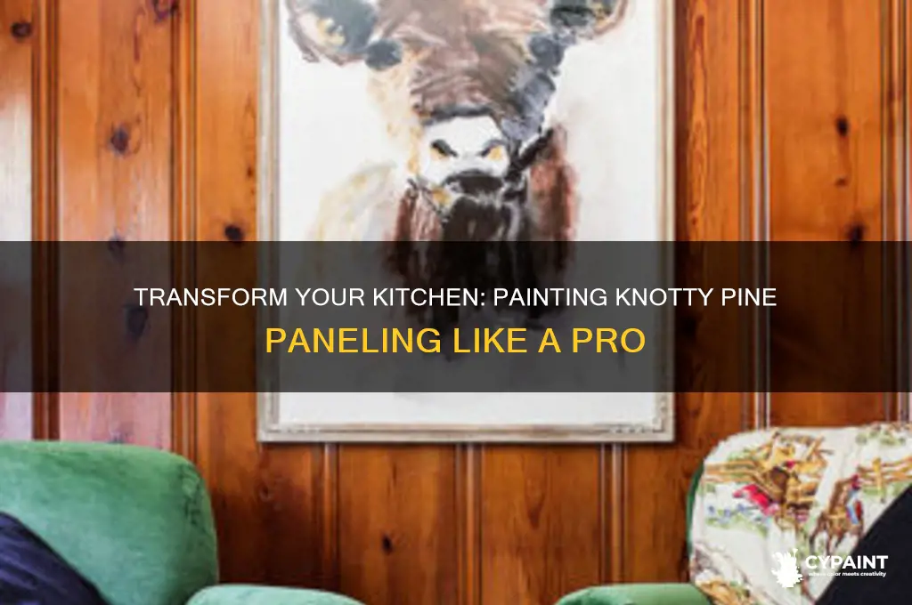 Transform Your Kitchen: Painting Knotty Pine Paneling Like A Pro | CyPaint