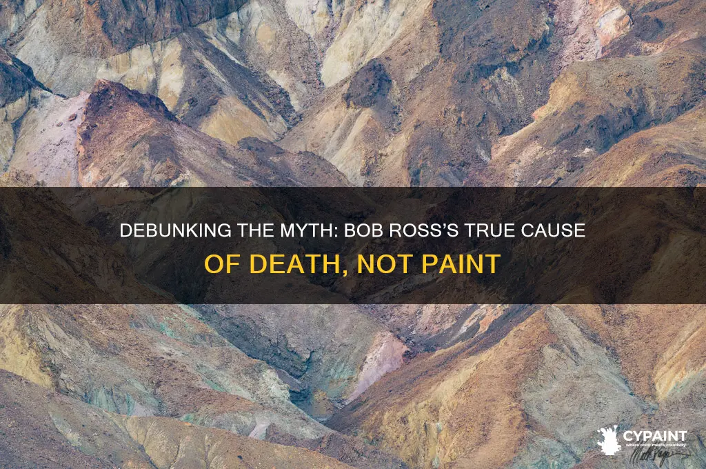 Debunking The Myth: Bob Ross’S True Cause Of Death, Not Paint | CyPaint