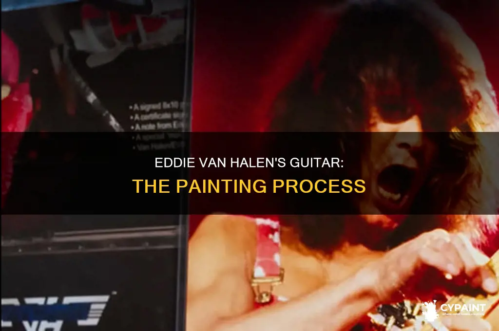 Eddie Van Halen's Guitar: The Painting Process | CyPaint
