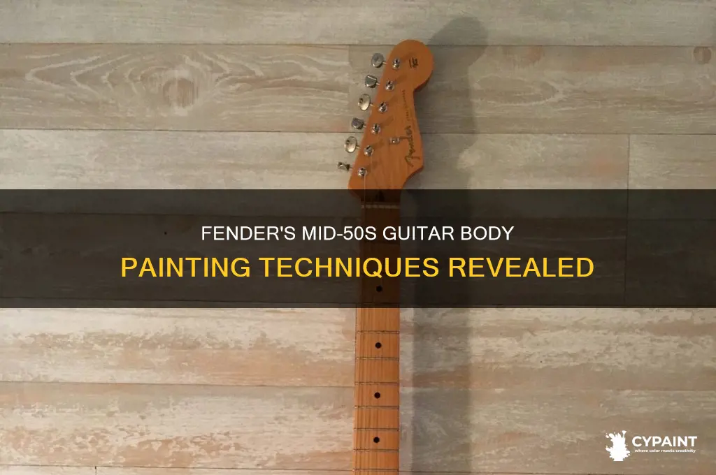 Fender's Mid-50S Guitar Body Painting Techniques Revealed | CyPaint