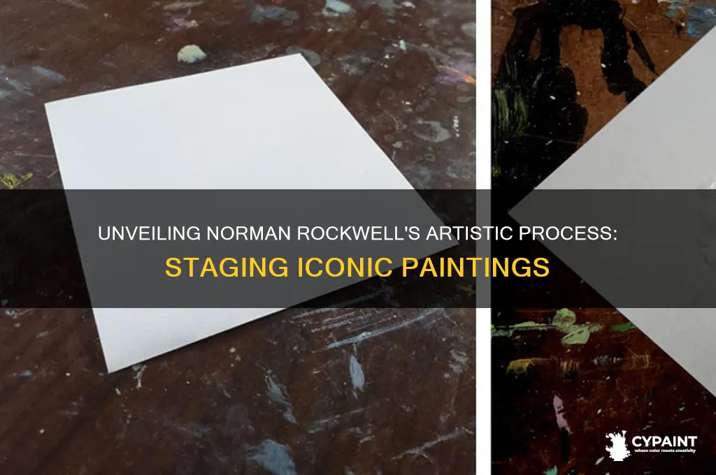 Unveiling Norman Rockwell's Artistic Process: Staging Iconic Paintings ...