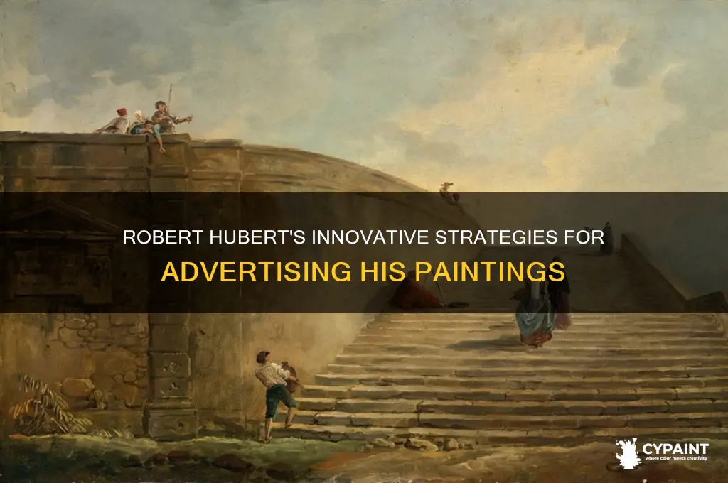 Robert Hubert's Innovative Strategies For Advertising His Paintings ...