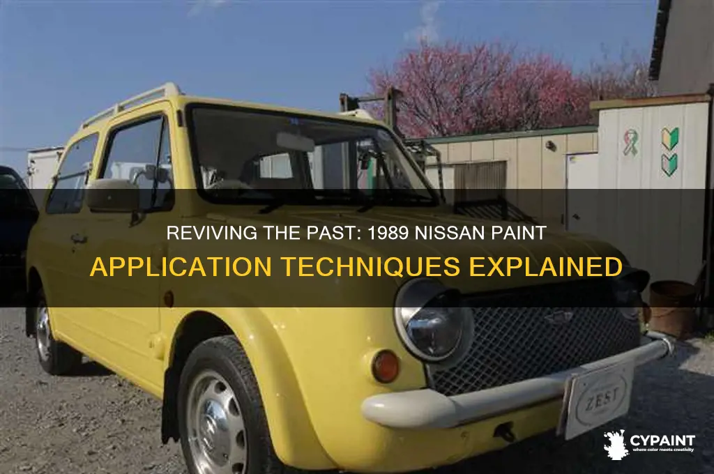 Reviving The Past: 1989 Nissan Paint Application Techniques Explained ...