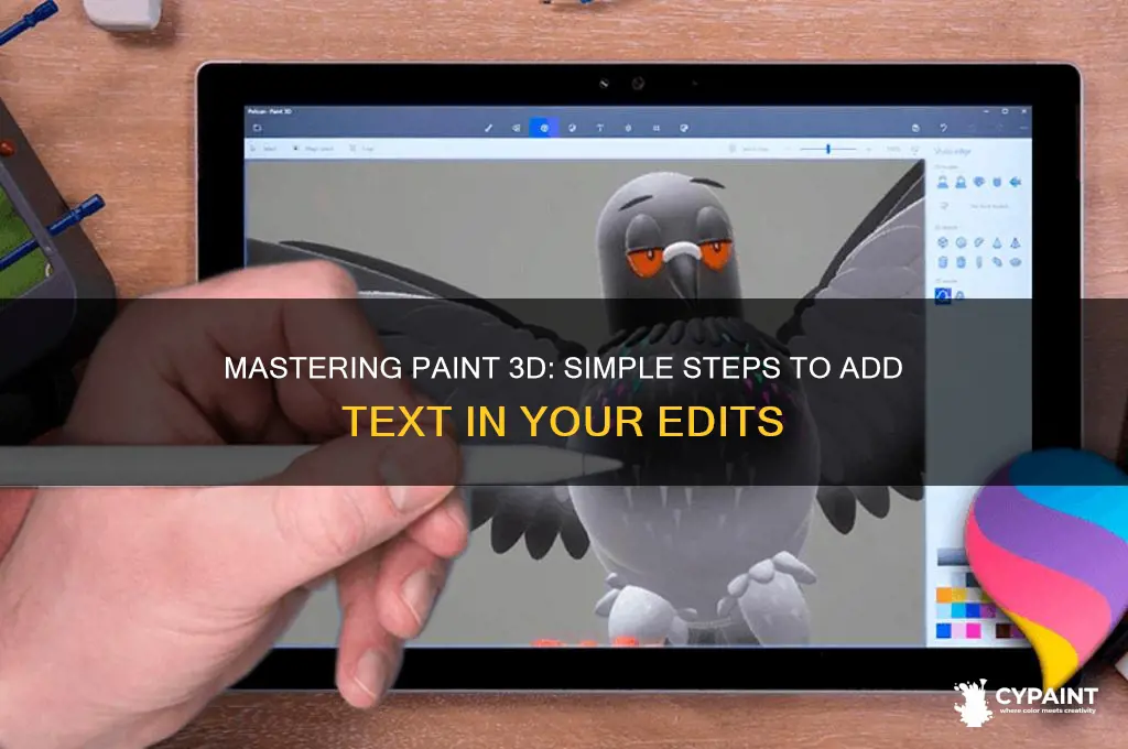 Mastering Paint 3D: Simple Steps To Add Text In Your Edits | CyPaint