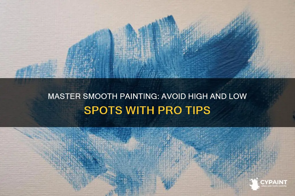 Master Smooth Painting: Avoid High And Low Spots With Pro Tips | CyPaint