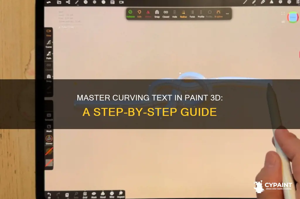 Master Curving Text In Paint 3D: A Step-By-Step Guide | CyPaint