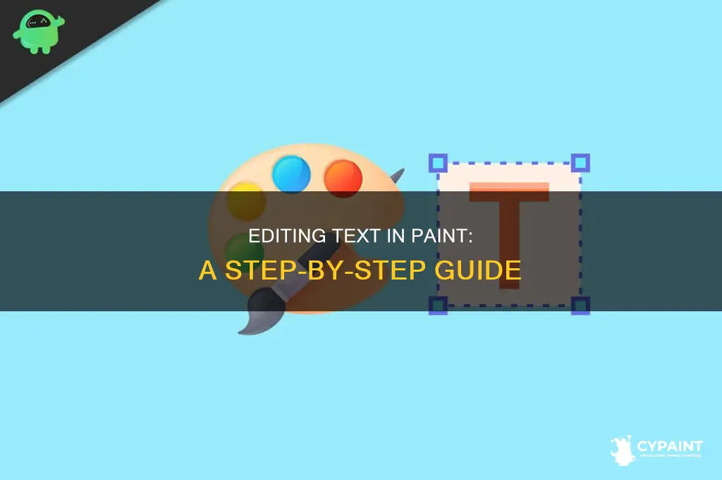 Editing Text In Paint: A Step-By-Step Guide | CyPaint