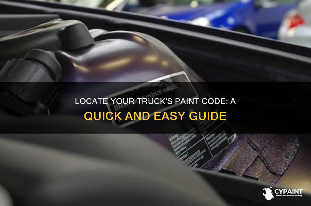 Locate Your Truck's Paint Code: A Quick And Easy Guide | CyPaint