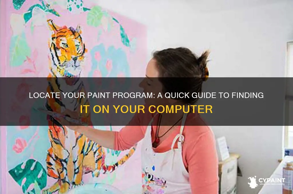Locate Your Paint Program: A Quick Guide To Finding It On Your Computer ...