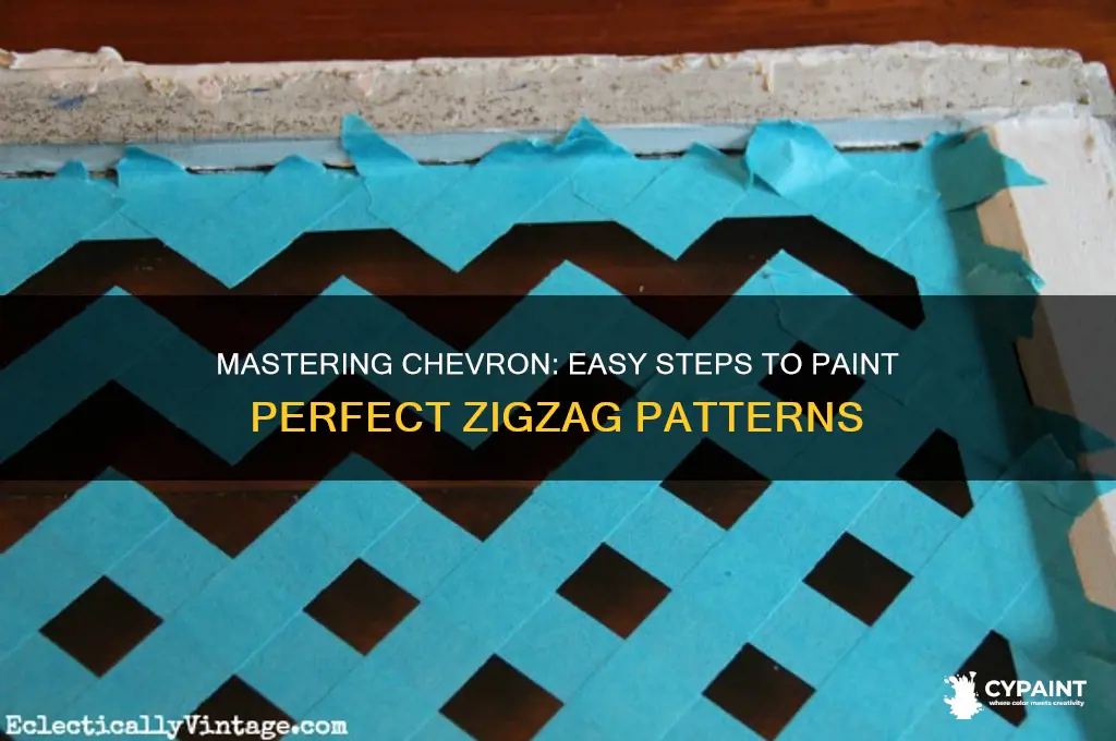 Mastering Chevron: Easy Steps To Paint Perfect Zigzag Patterns | CyPaint