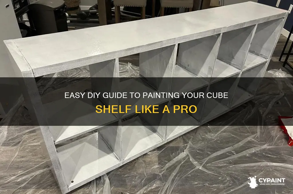 Easy Diy Guide To Painting Your Cube Shelf Like A Pro | CyPaint