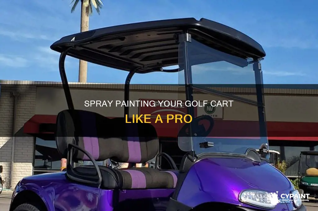 Spray Painting Your Golf Cart Like A Pro | CyPaint
