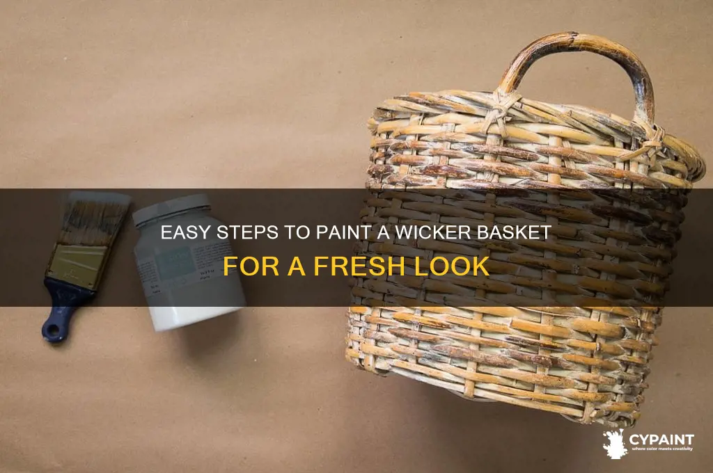 Easy Steps To Paint A Wicker Basket For A Fresh Look | CyPaint