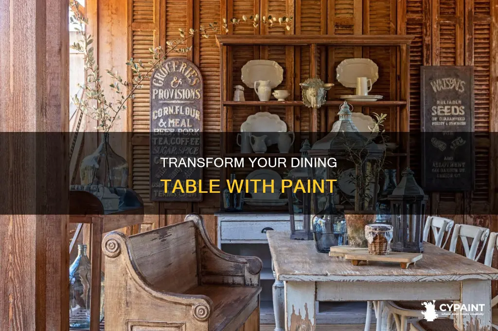 Transform Your Dining Table With Paint | CyPaint